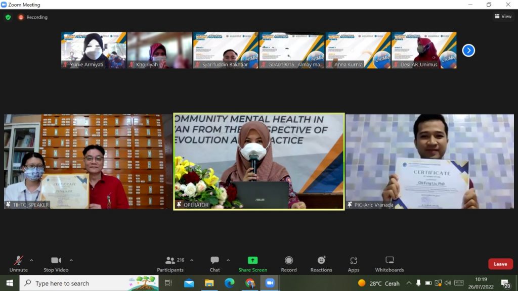 Gandeng Pakar TCM dari NTUNHS Keperawatan Unimus Gelar Visiting Professor - Program Studi DIII ...